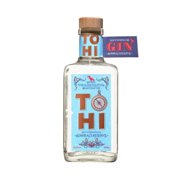 Tohi Admiral's Reserve Navy Strength Gin 59,1% 50cl - Momentin